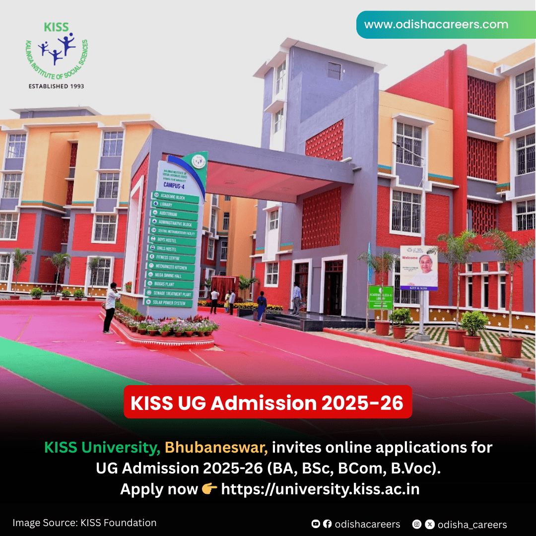 KISS UG Admission 2025 | Apply Online For BA, BSc, BCom, B.Voc At Kiss ...